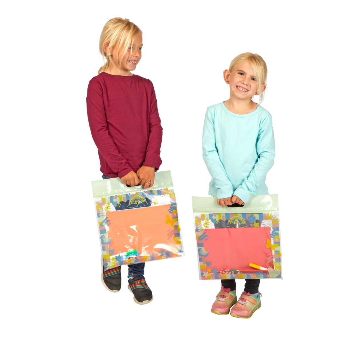 Really Good Stuff® Boho Storage Bags - Set of 12