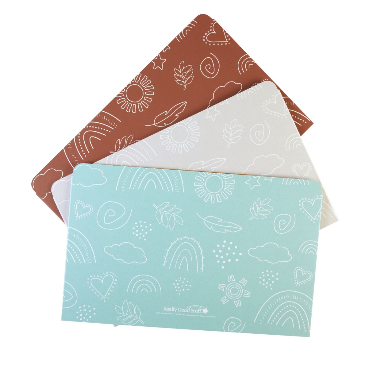 Really Good Stuff® Boho Privacy Shields – Set of 12