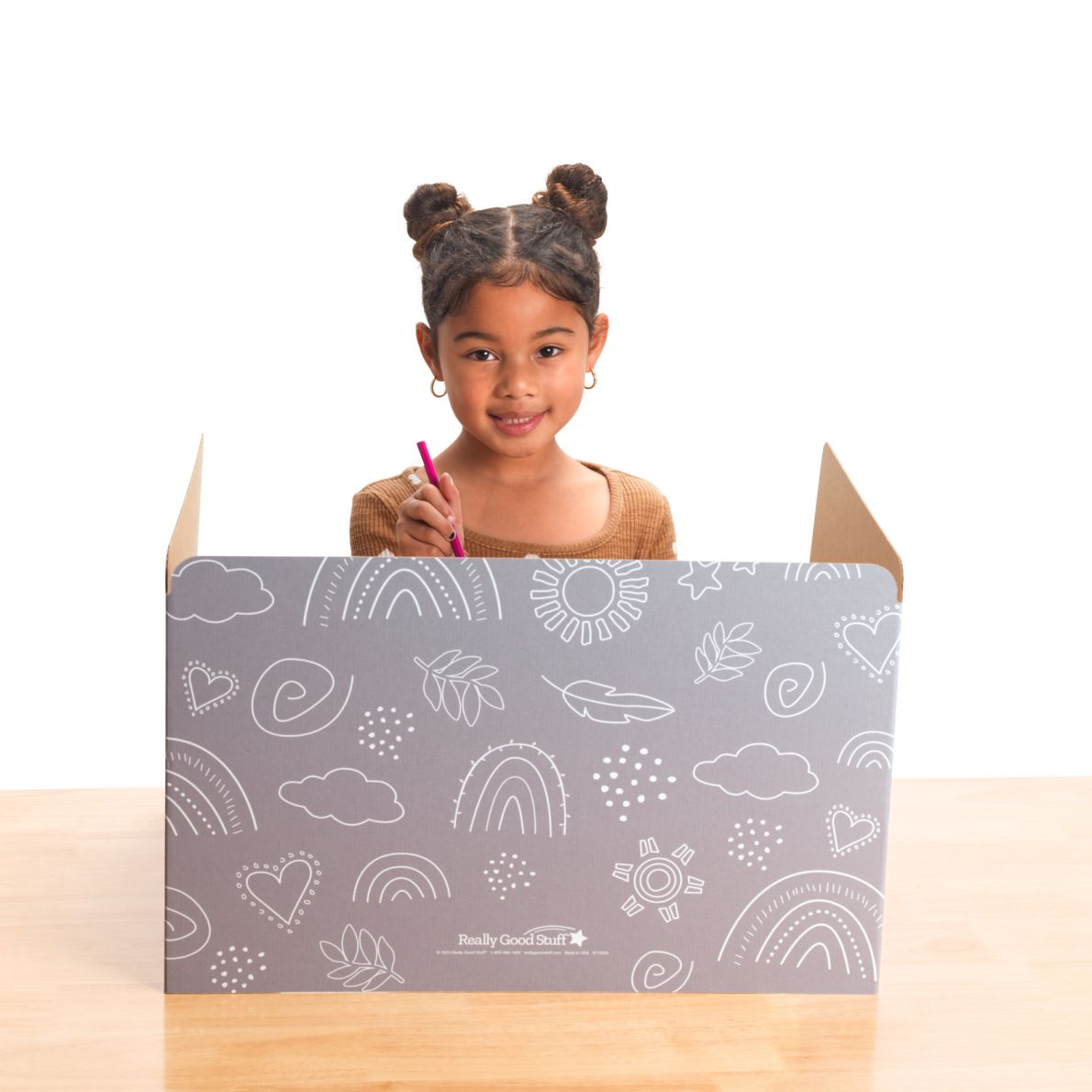 Really Good Stuff® Boho Privacy Shields – Set of 12
