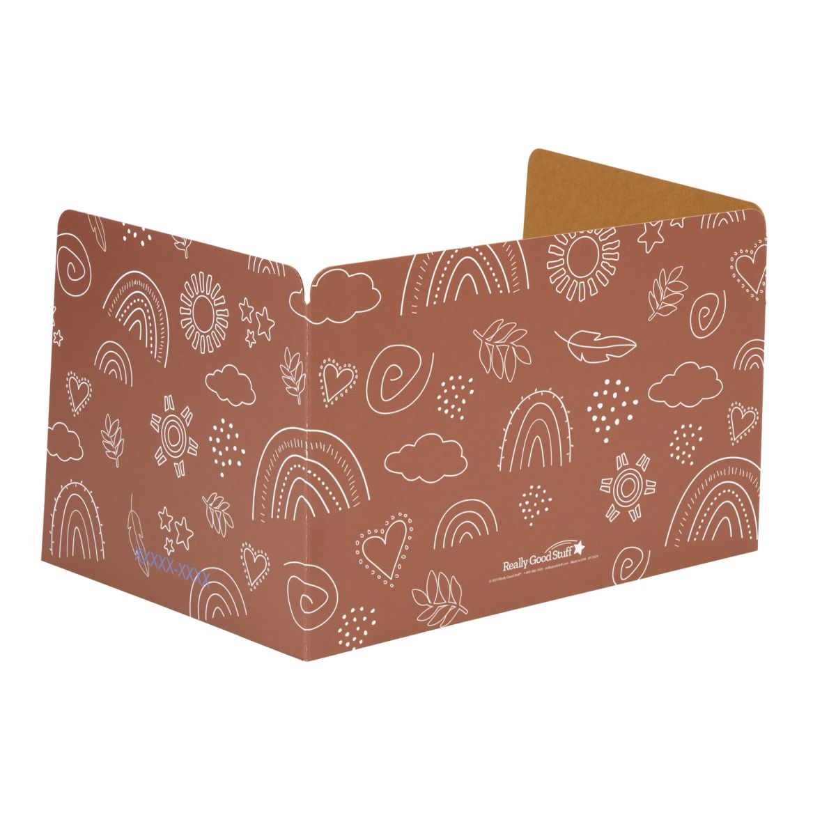 Really Good Stuff® Boho Privacy Shields – Set of 12