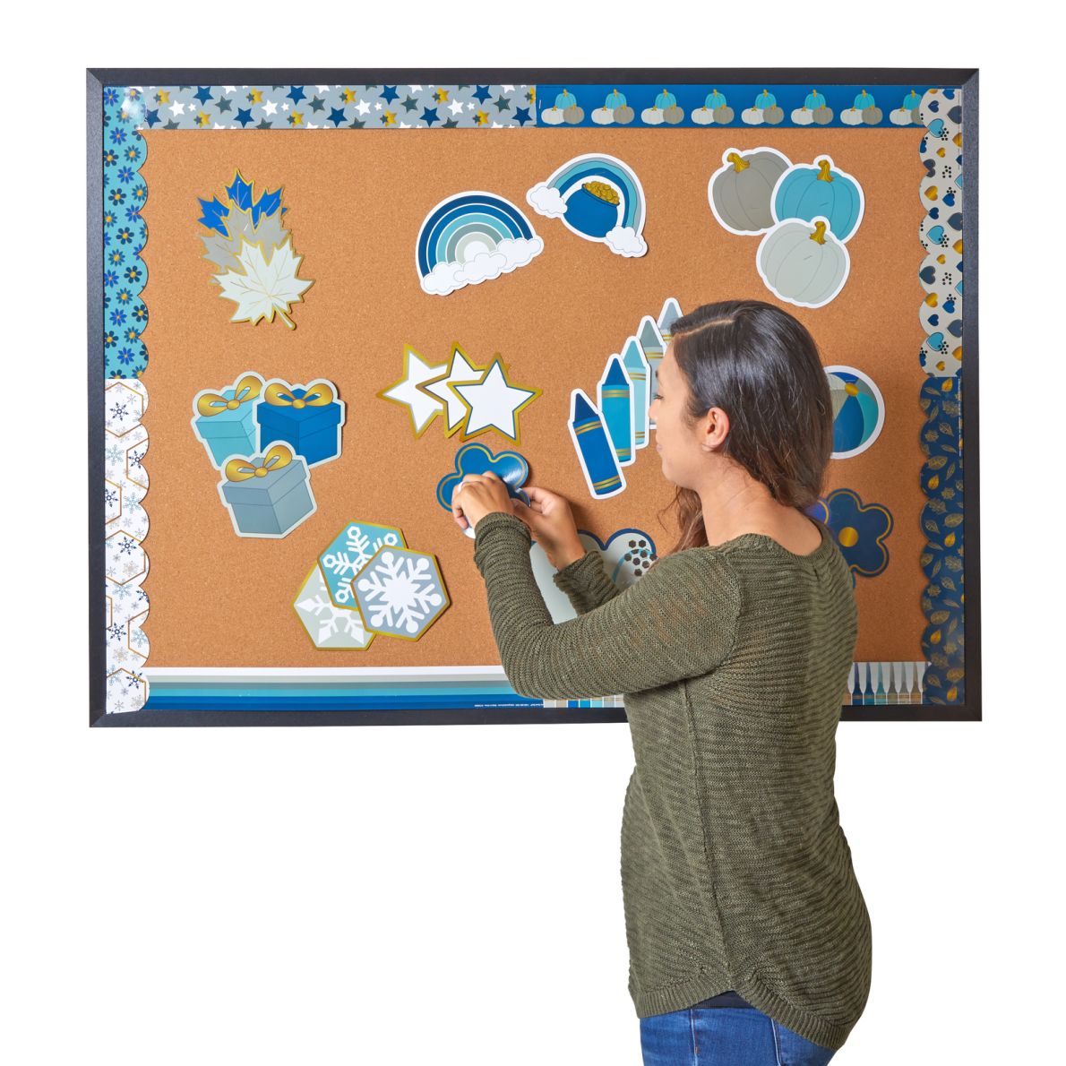 Really Good Stuff® Cool and Calm Borders and Accents Bulletin Board ...
