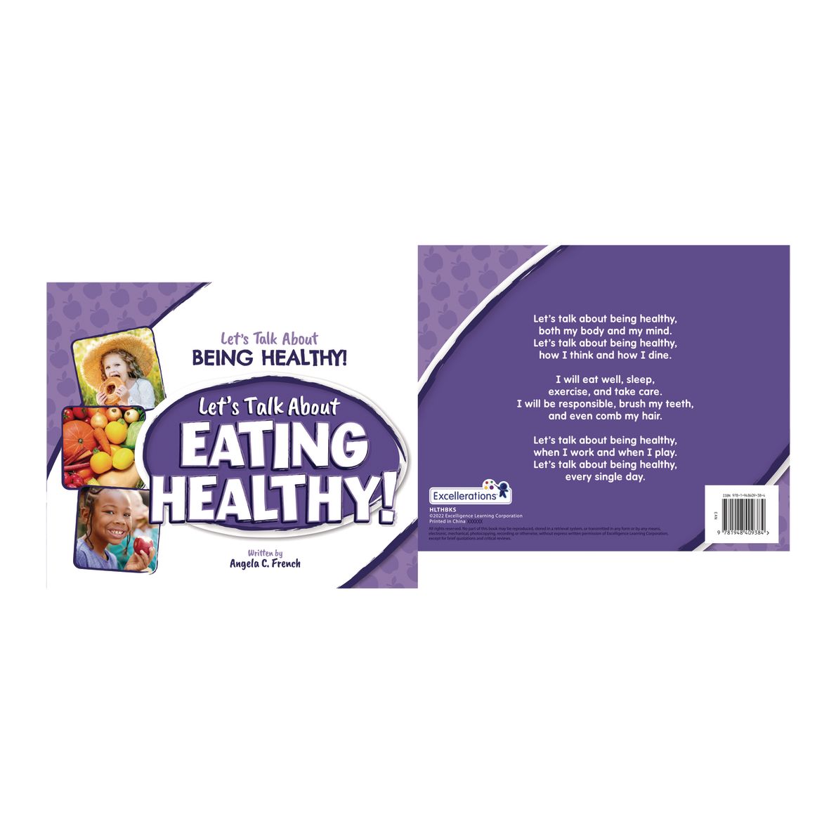 Excellerations® Let’s Talk About Being Healthy Book Set - 4 books