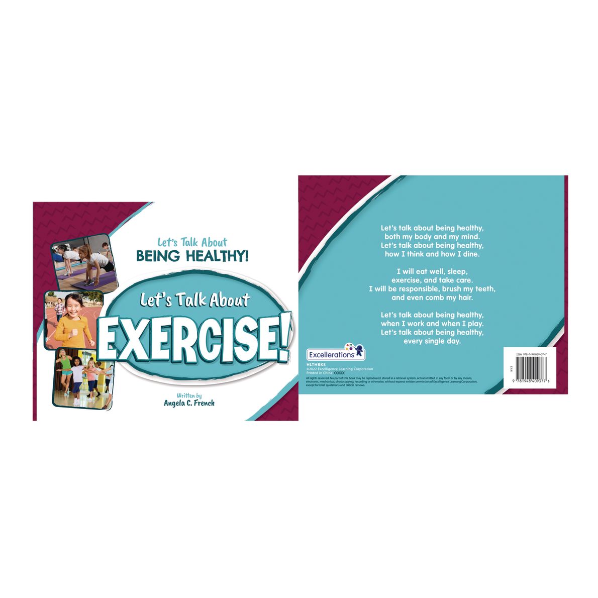 Excellerations® Let’s Talk About Being Healthy Book Set - 4 books