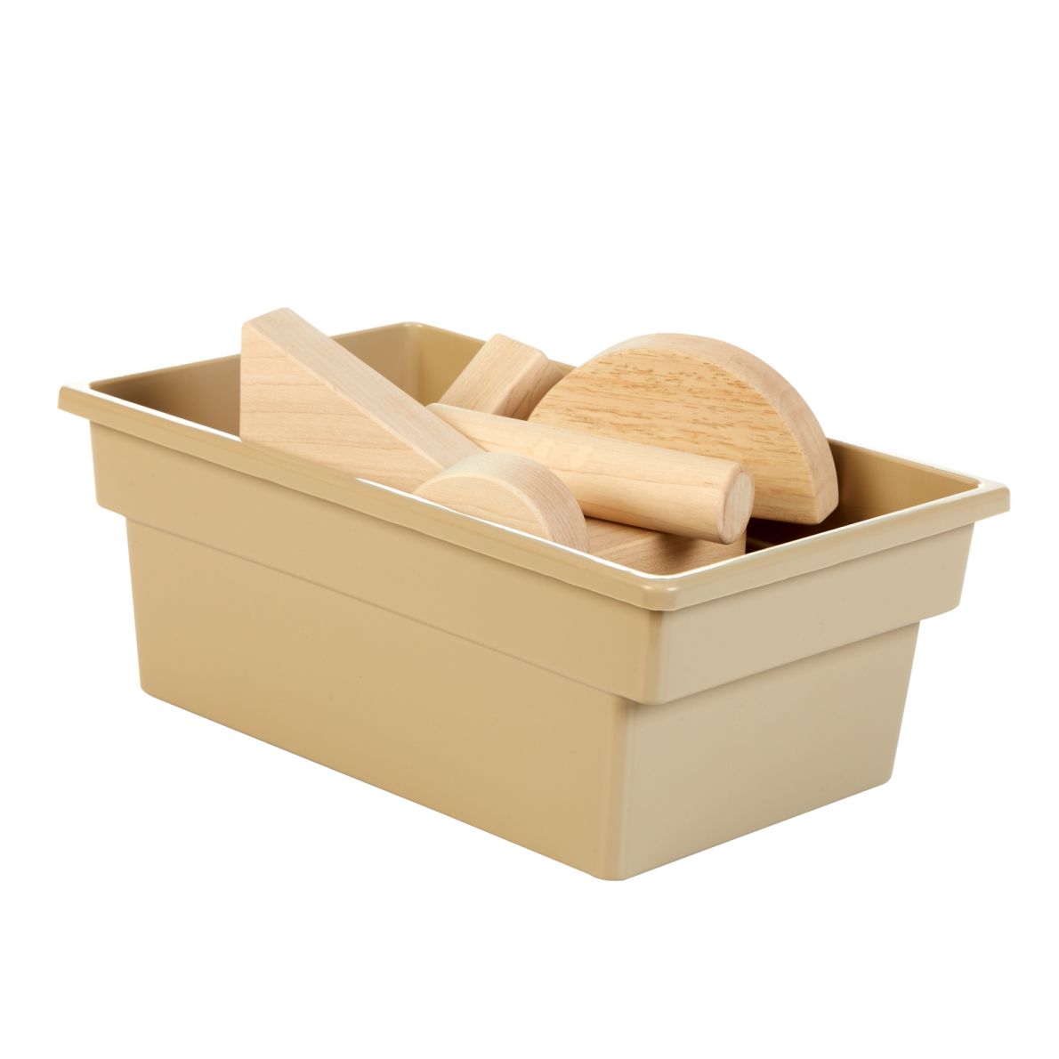 Really Good Stuff® All Purpose Bins - Tan, 6 Pack