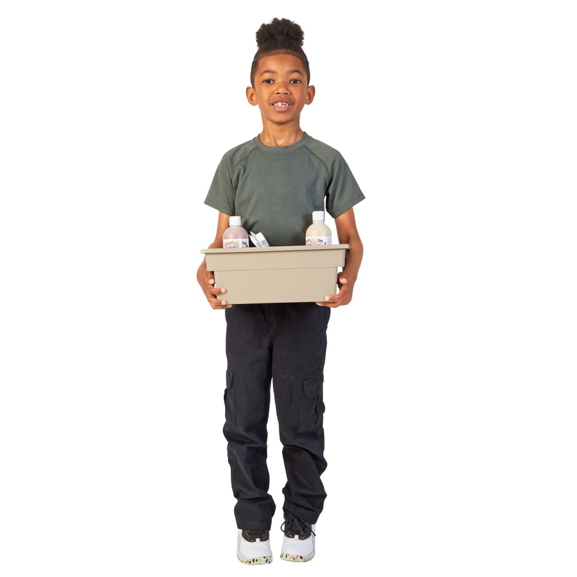 Really Good Stuff® All Purpose Bins - Tan, 6 Pack