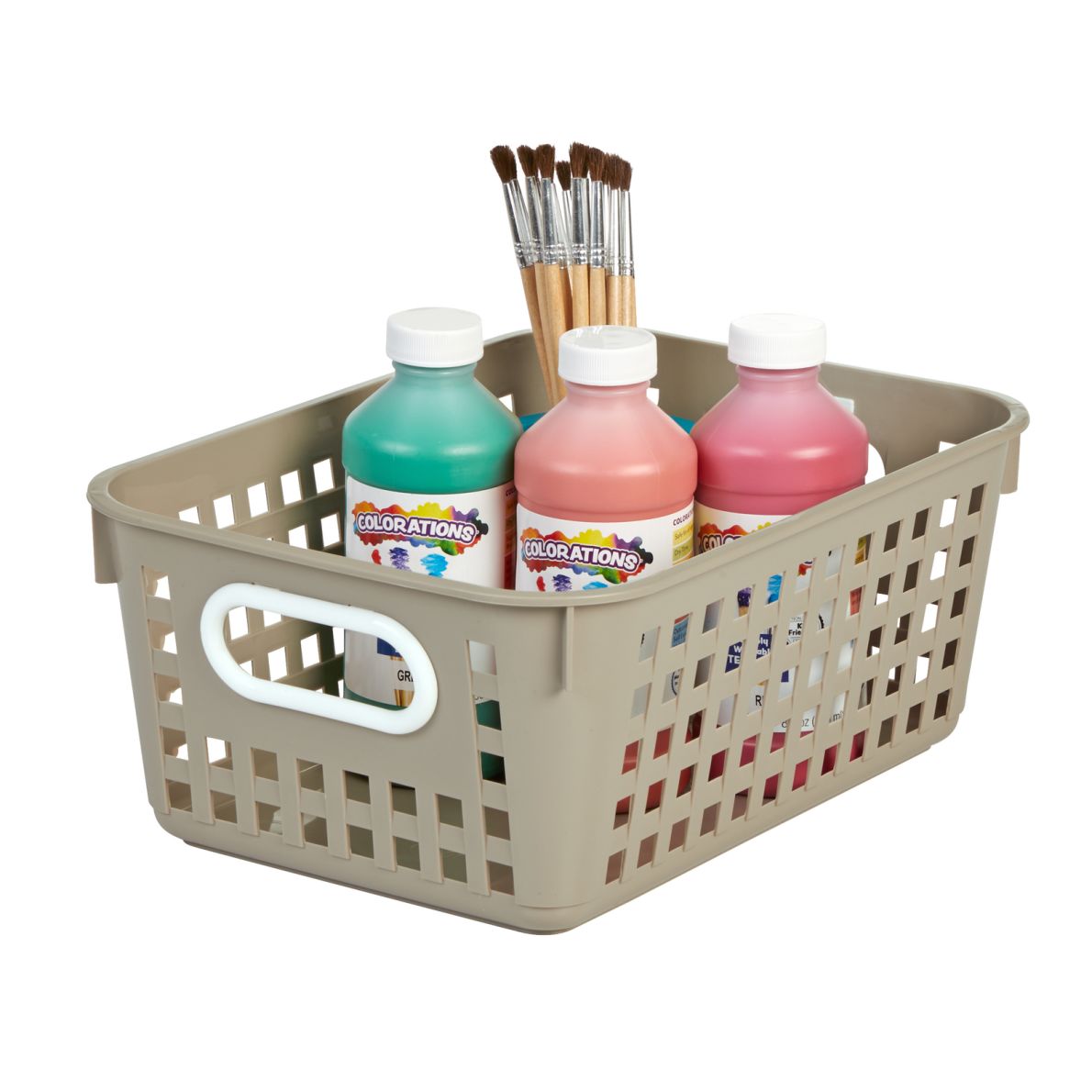 Really Good Stuff® Medium Basket - Set of 6 -Tan