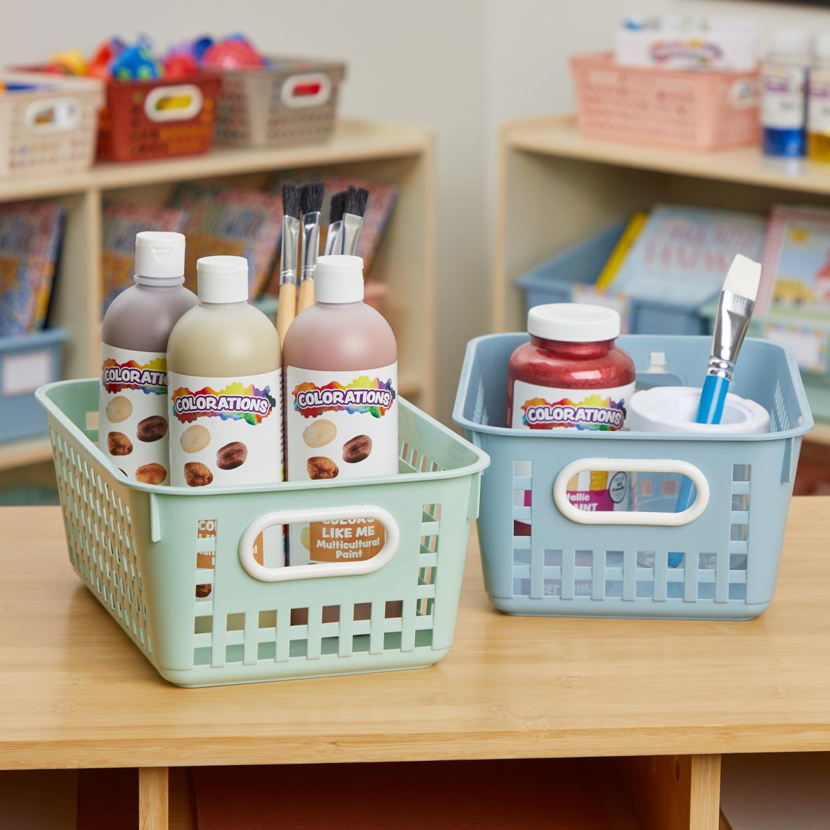 Really Good Stuff® Medium Baskets - Boho 6 Pack