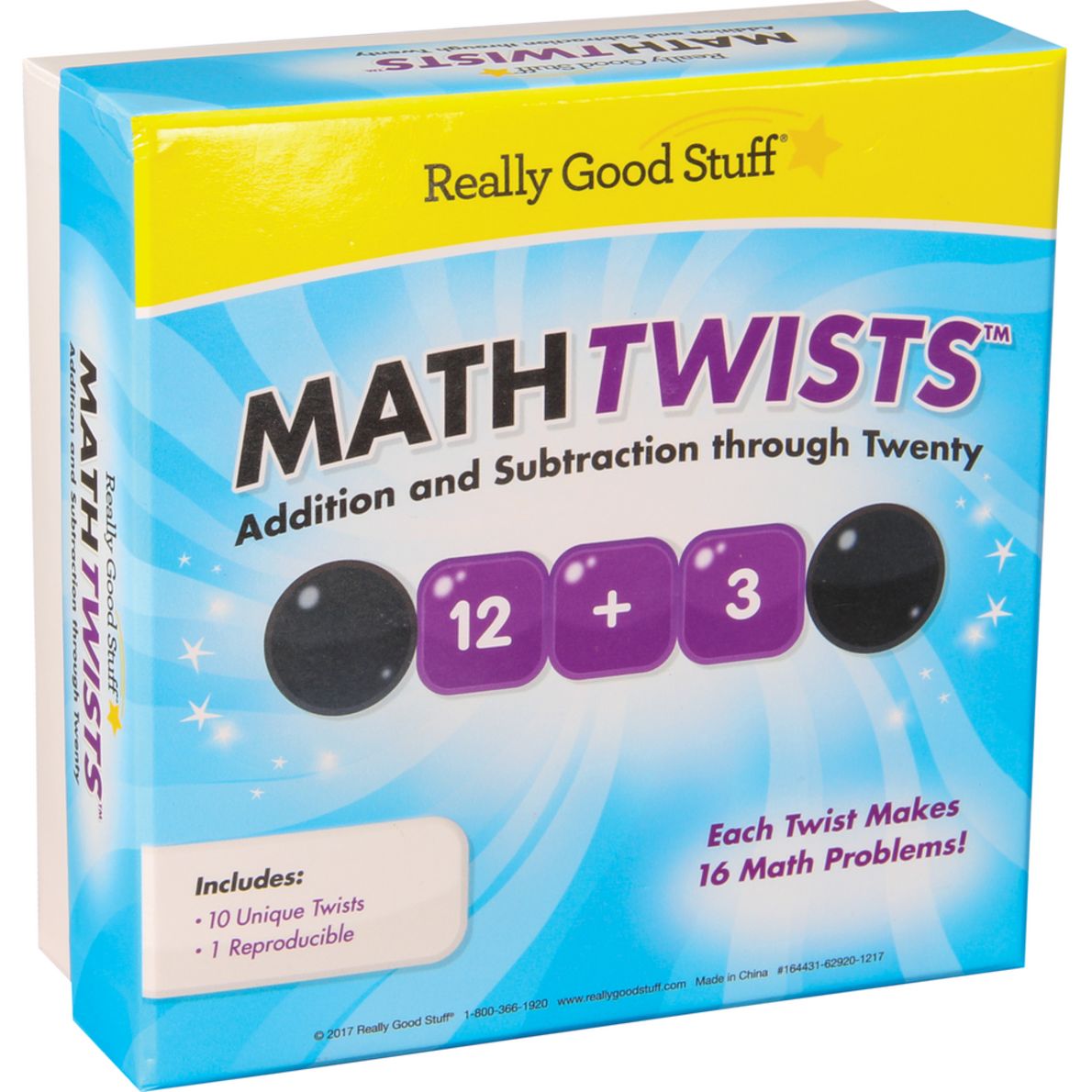 Really Good Stuff® Math Skills Twists: Addition, Subtraction, and ...