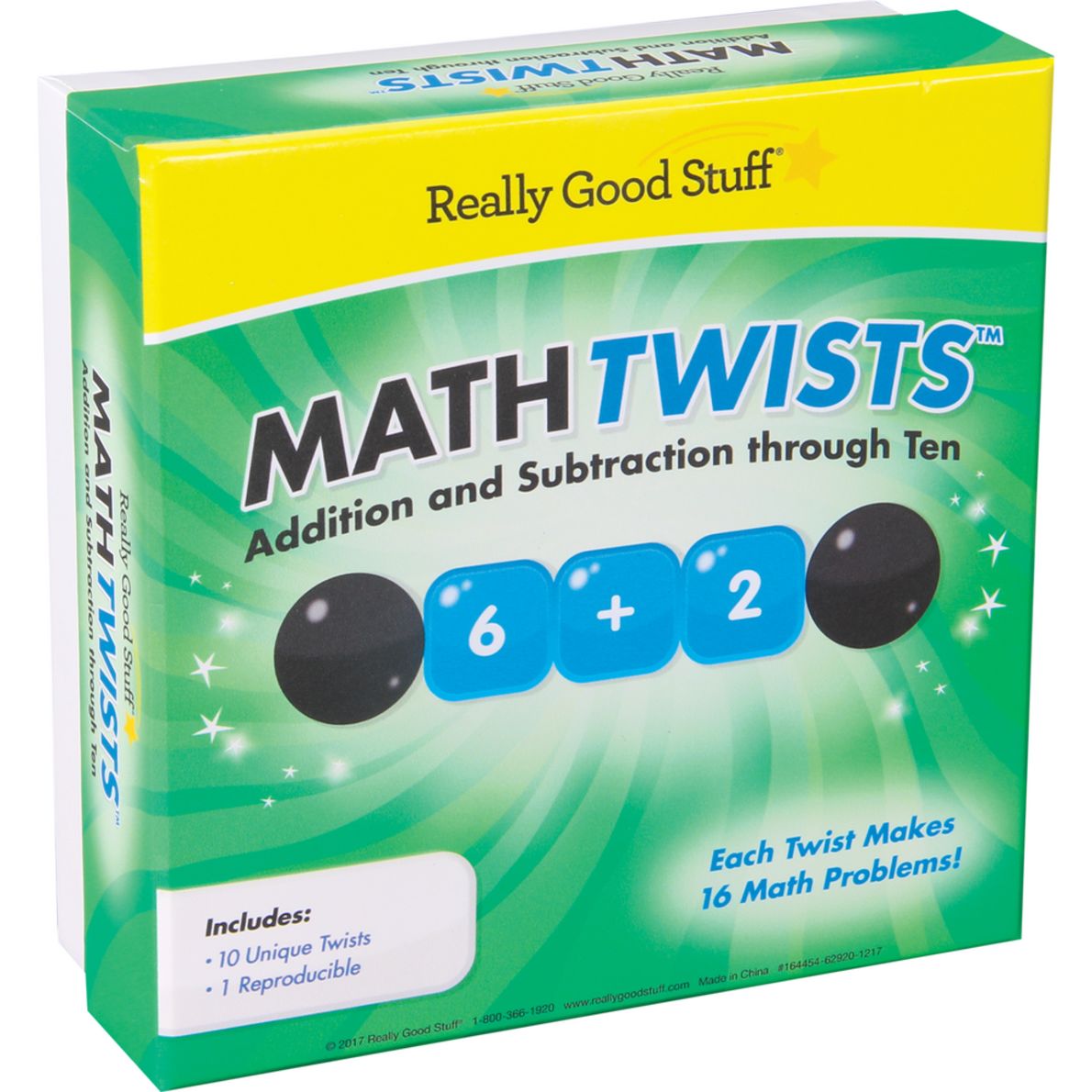 Really Good Stuff® Math Skills Twists: Addition, Subtraction, and ...