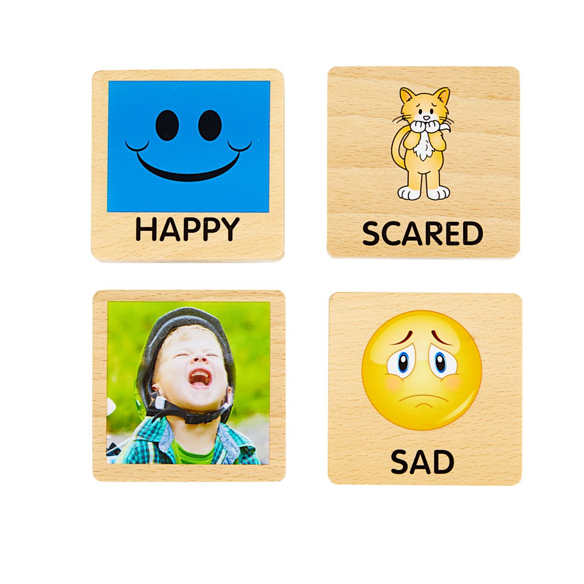 Excellerations® Build and Match Emotions Block Set 1 - 16 blocks