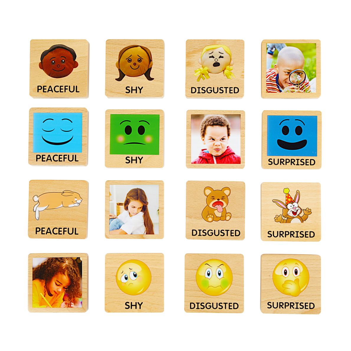 Excellerations® Build and Match Emotions Block Set Kit 2