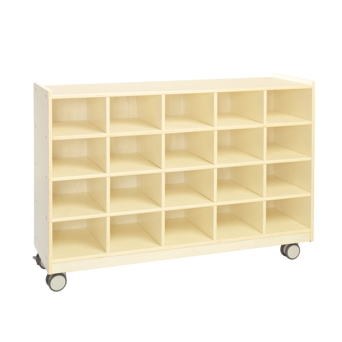 Environments® Mobile 20-Section Cubby Storage - Ready to Assemble