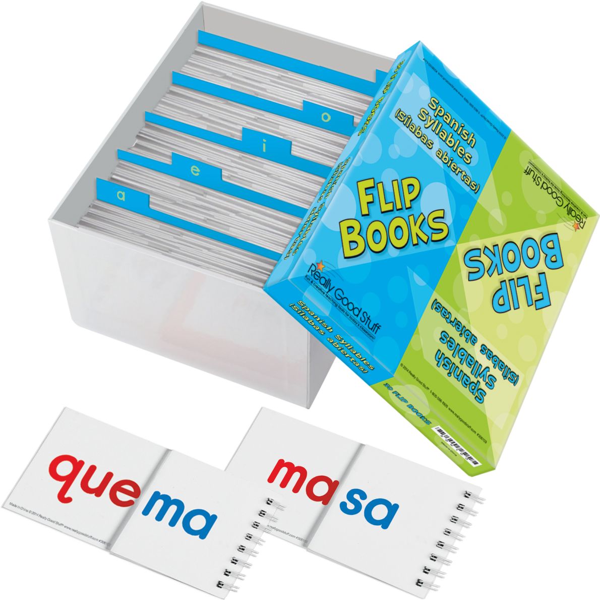 Really Good Stuff® Kit de Libros de Sílabas (Spanish Syllables Flip ...