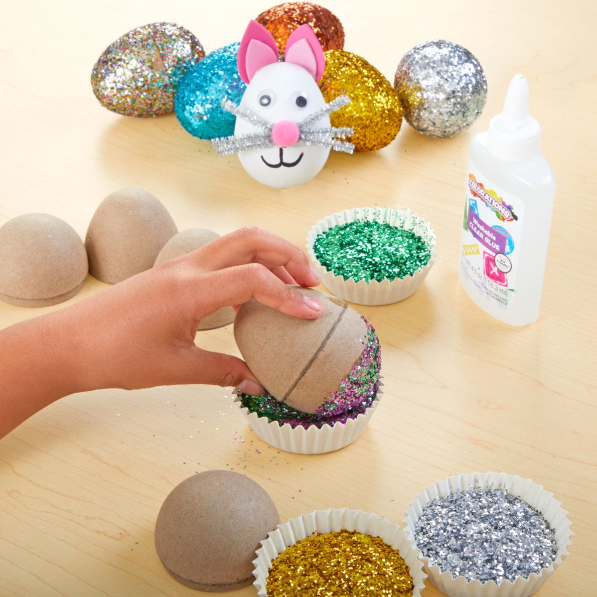 Colorations® Decorate Your Own Paper Mache Eggs - Set of 24