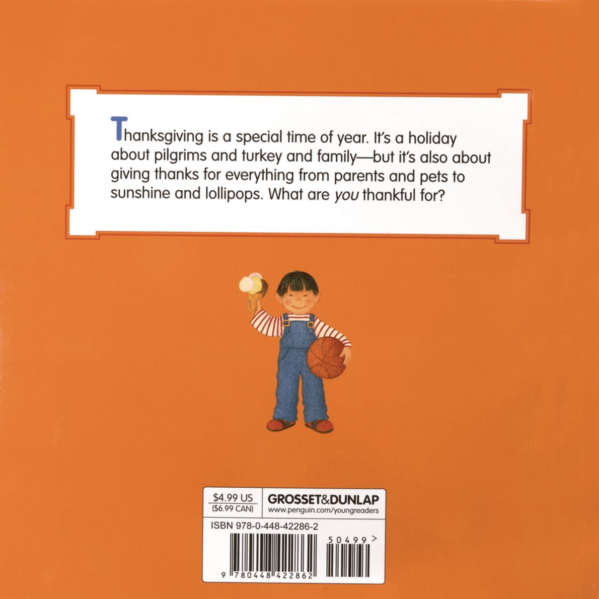 Thanksgiving Is for Giving Thanks! Paperback book