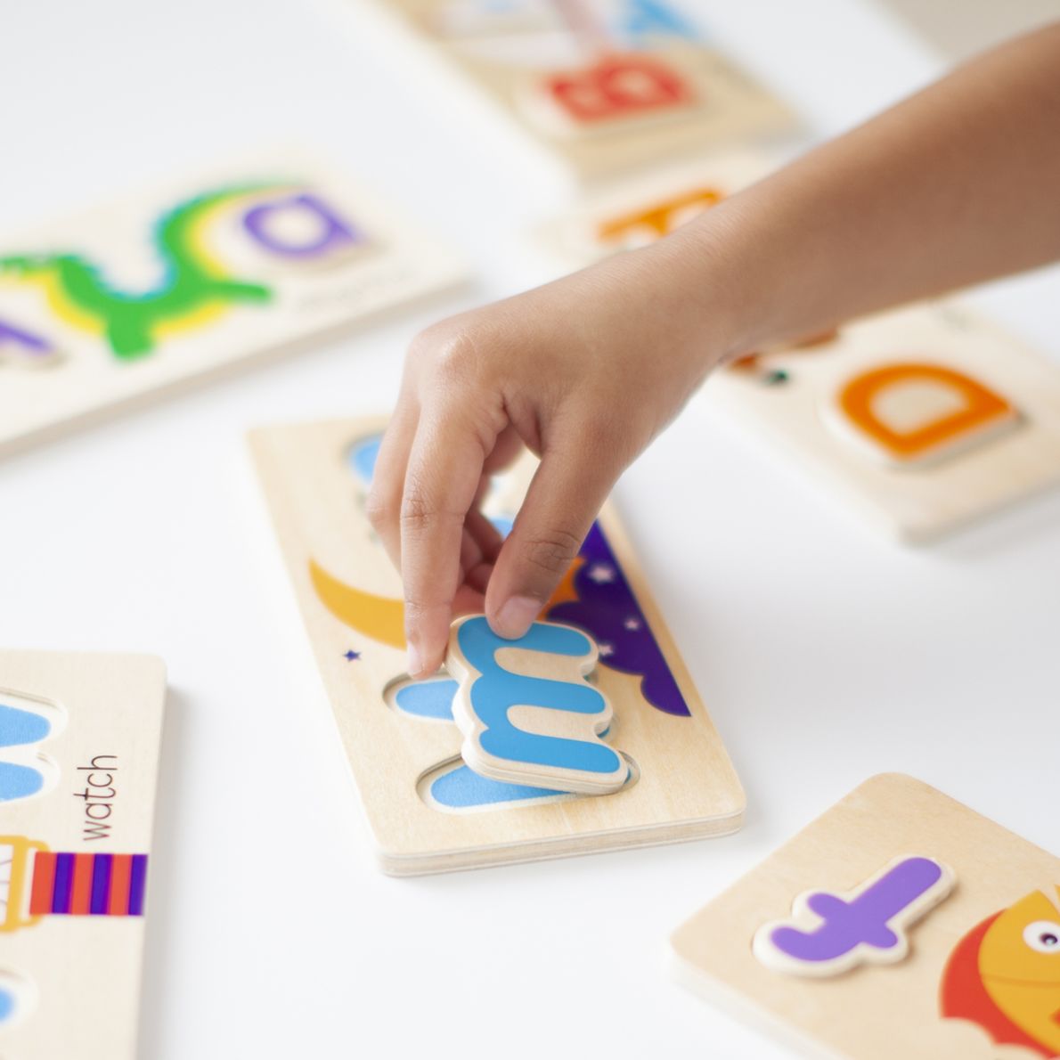 Double-sided ABC Picture Board