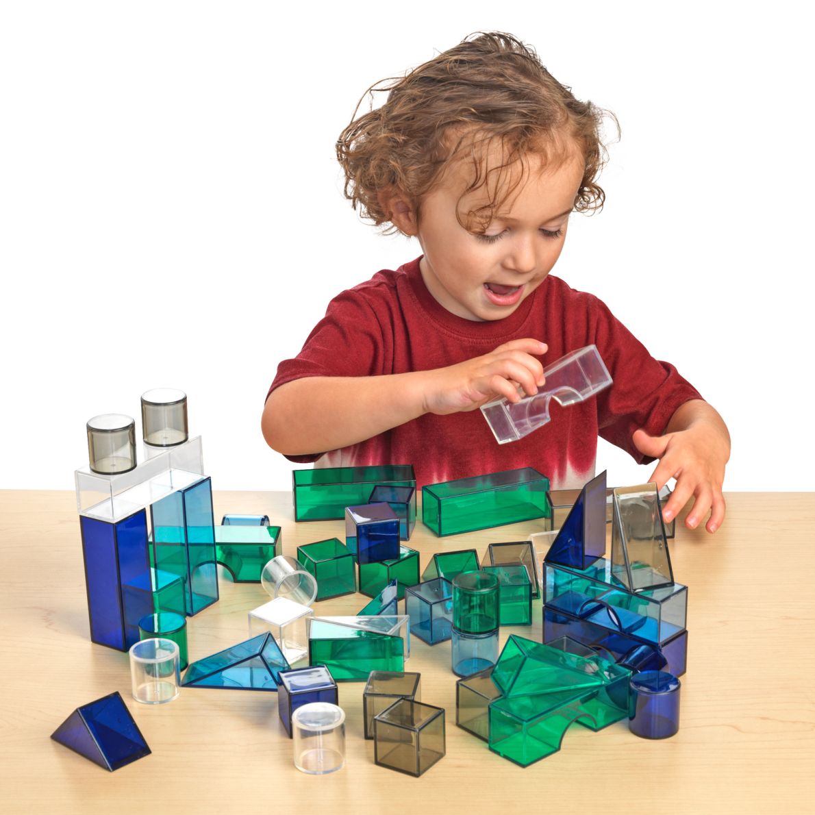 Excellerations® Calming Light Blocks - 50 Pieces