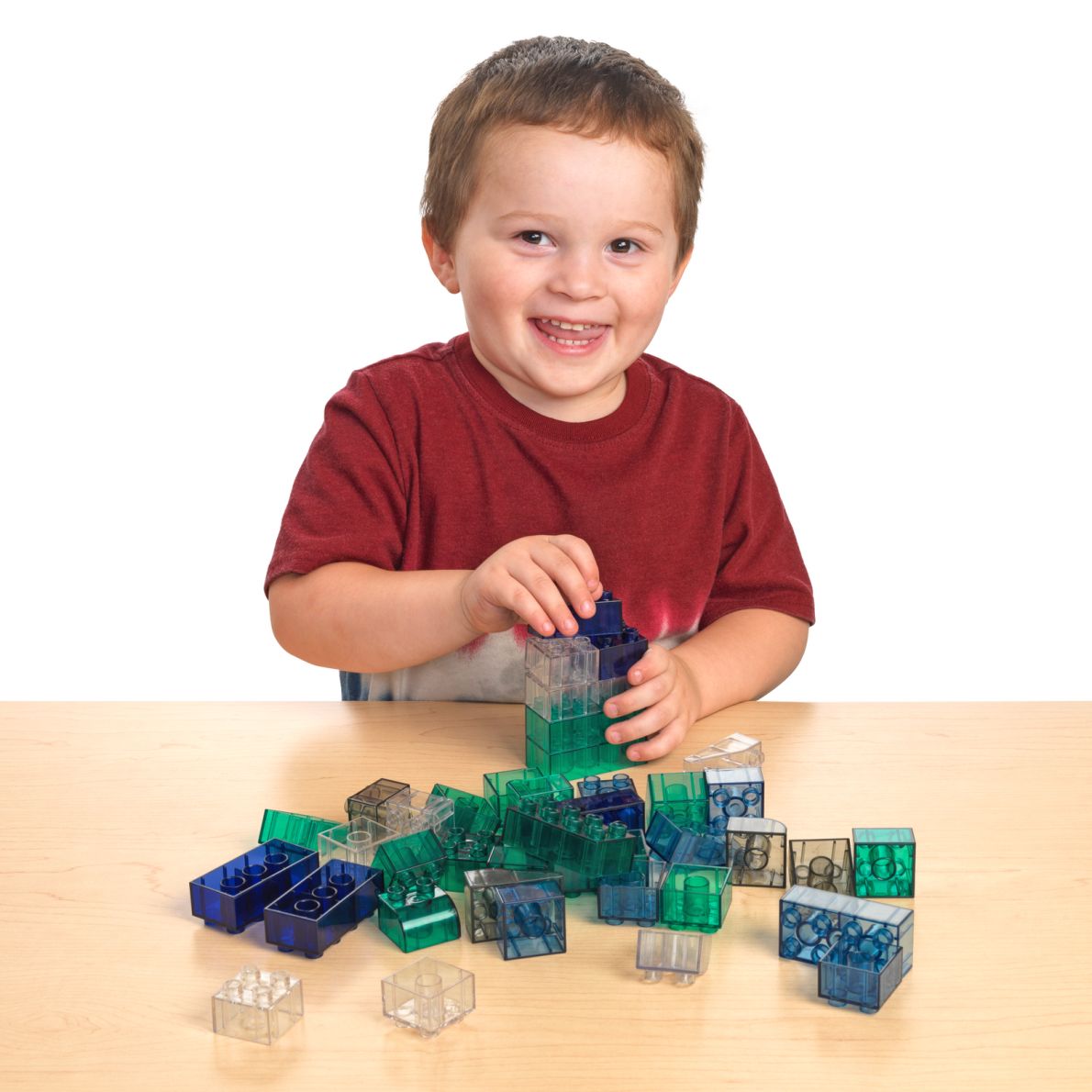 Excellerations® Calming Color Building Bricks - 80 Pieces