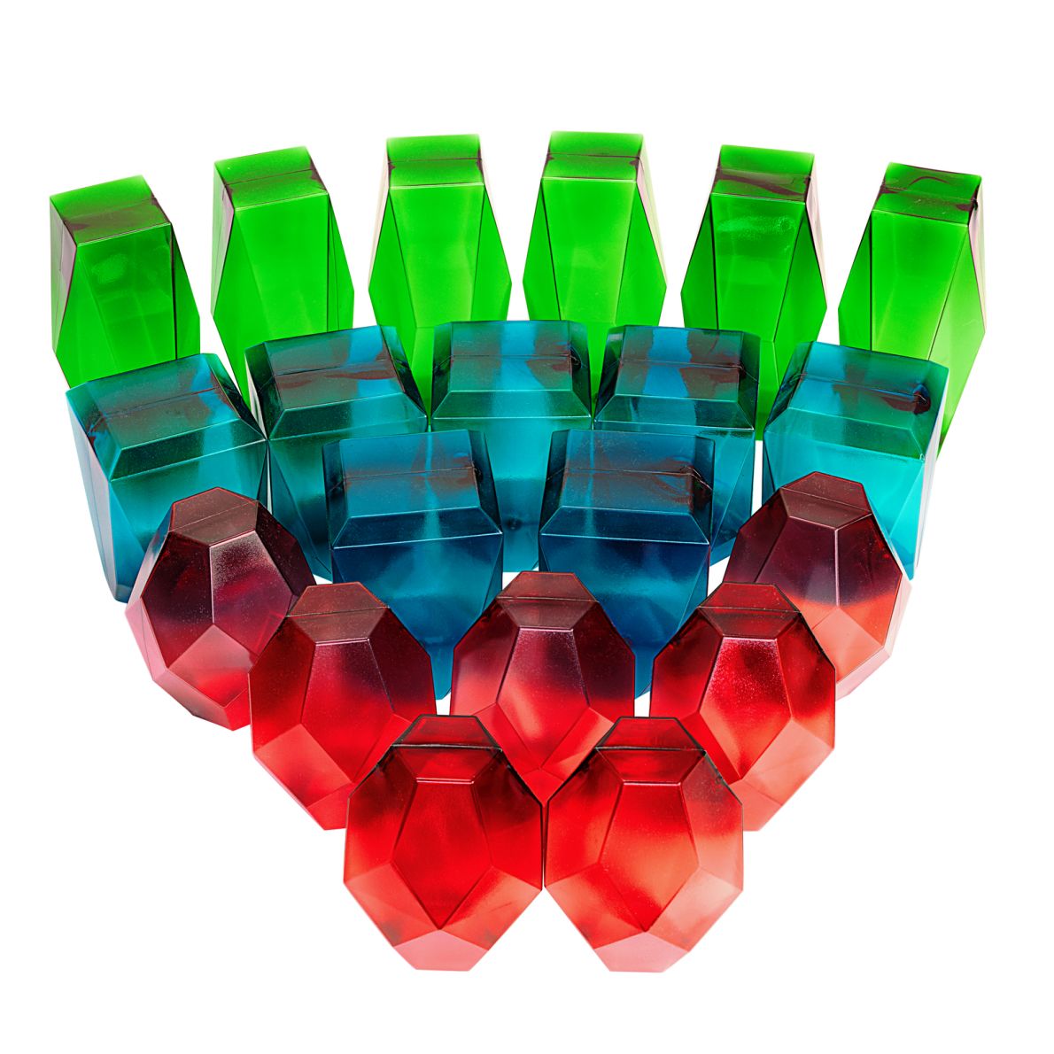 Excellerations® Giant Stacking Gems - Set of 20