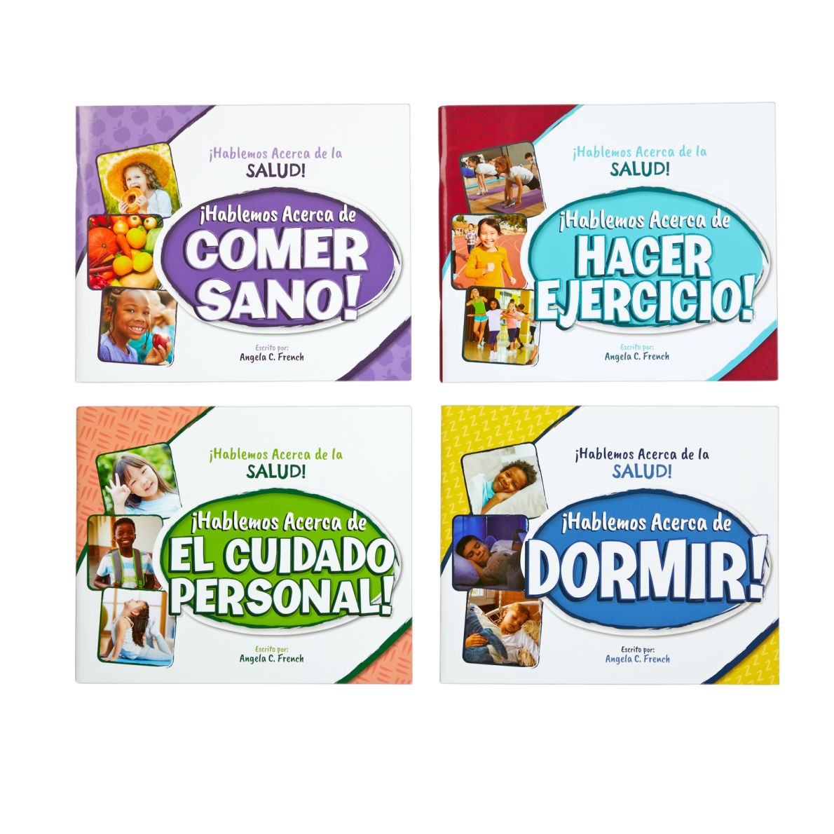 Excellerations® Let’s Talk About Being Healthy Spanish Book Set of 4