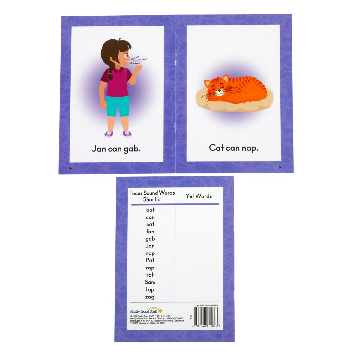 Really Good Phonics™ Decodable Readers – CVC and S-Blends Book Set