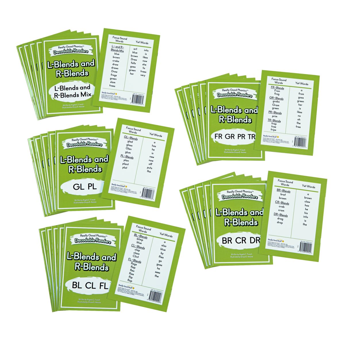 Really Good Phonics™ Decodable Readers – L- and R-Blends and Three ...