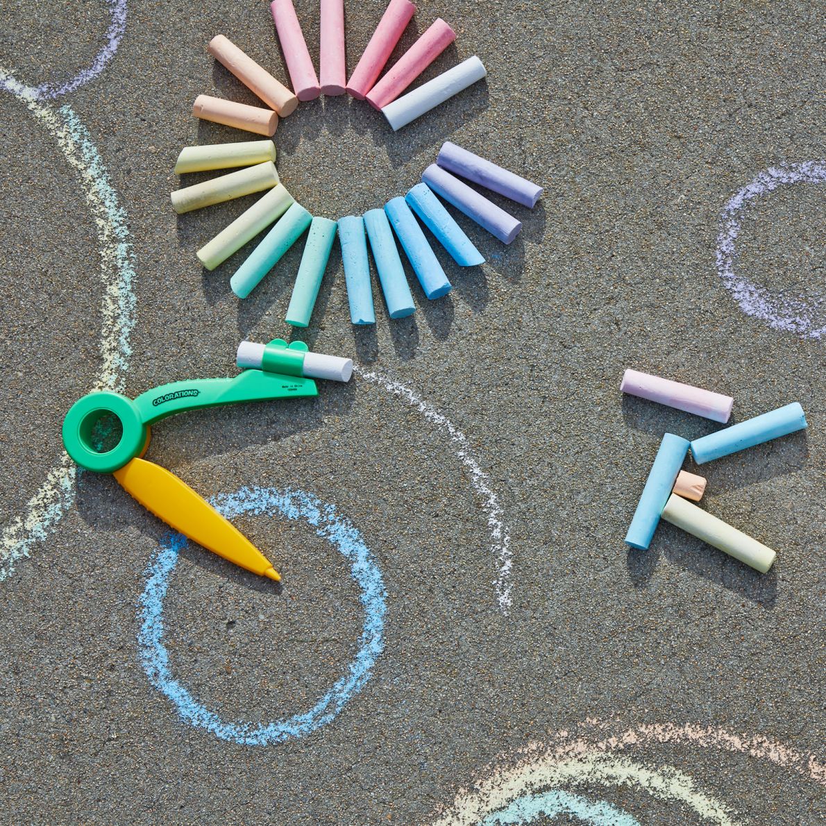 Colorations® Dust-Lite™ Giant Easy Grip Chalk Compass