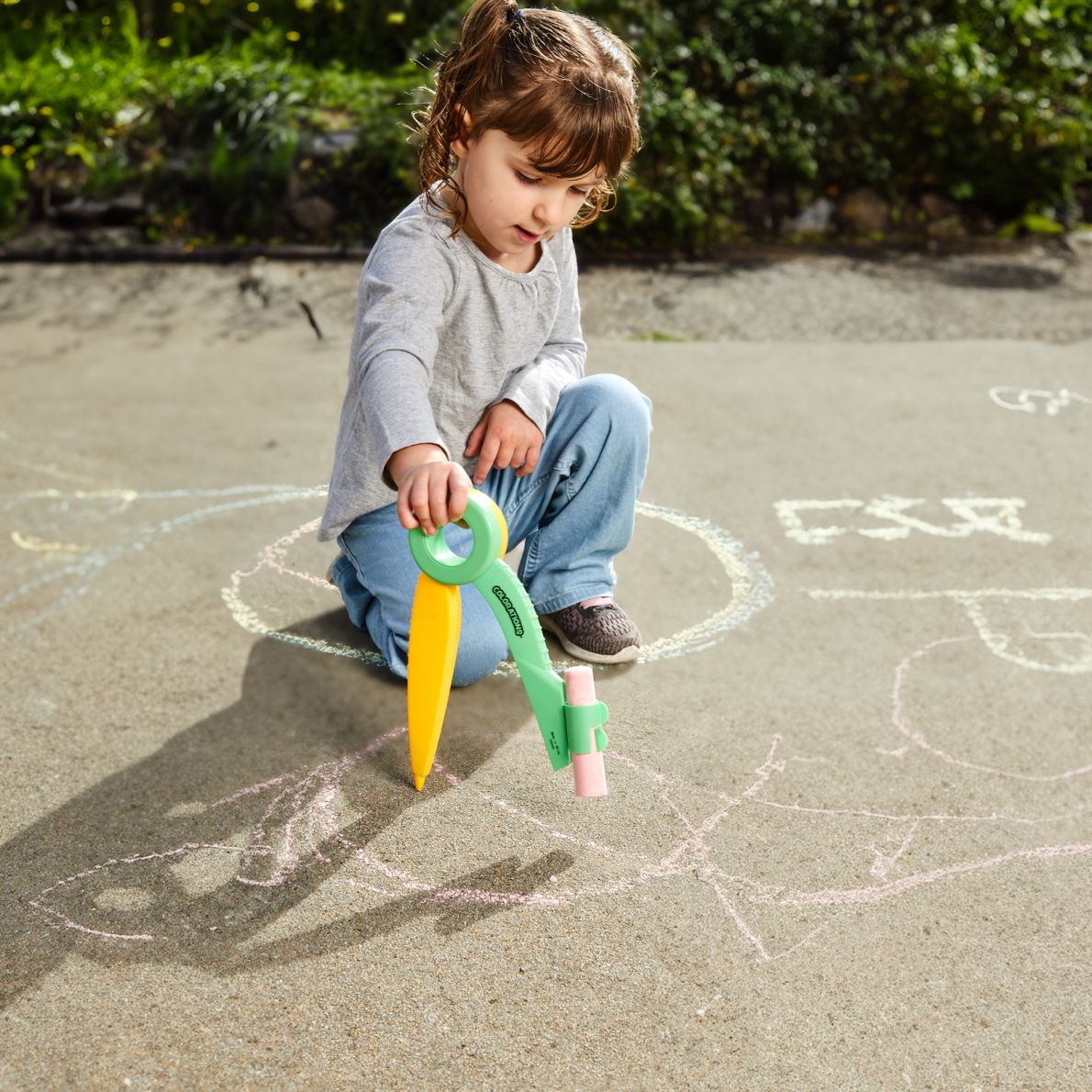 Colorations® Dust-Lite™ Giant Easy Grip Chalk Compass