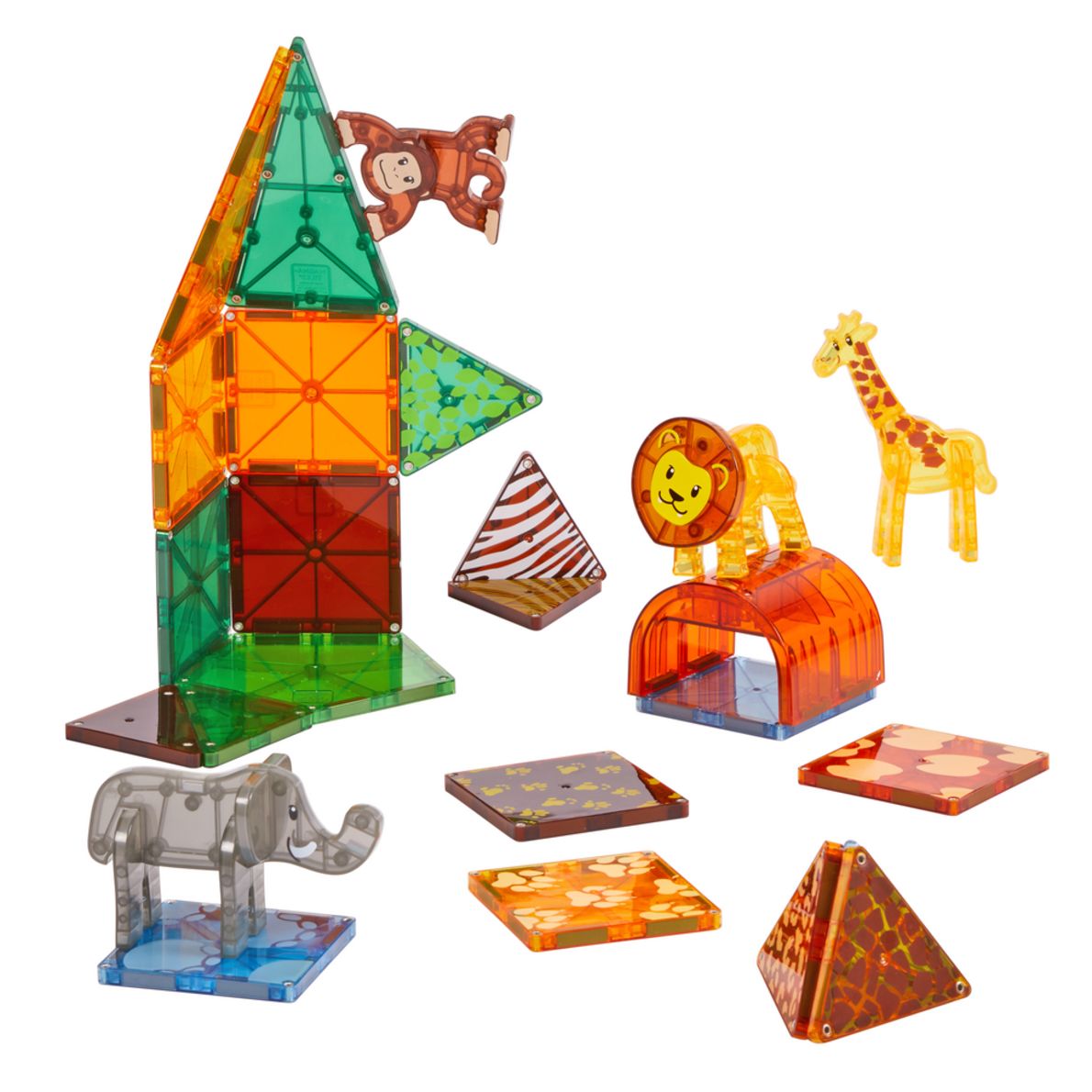 Magna-Tiles® Safari Animals - 25 Piece Set