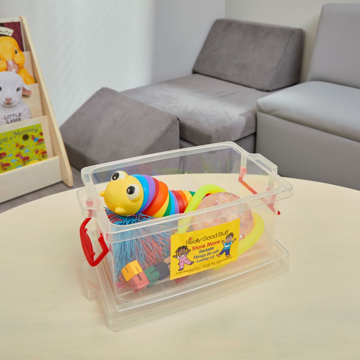 Calm Down Tool Set: 5 tools and storage bin