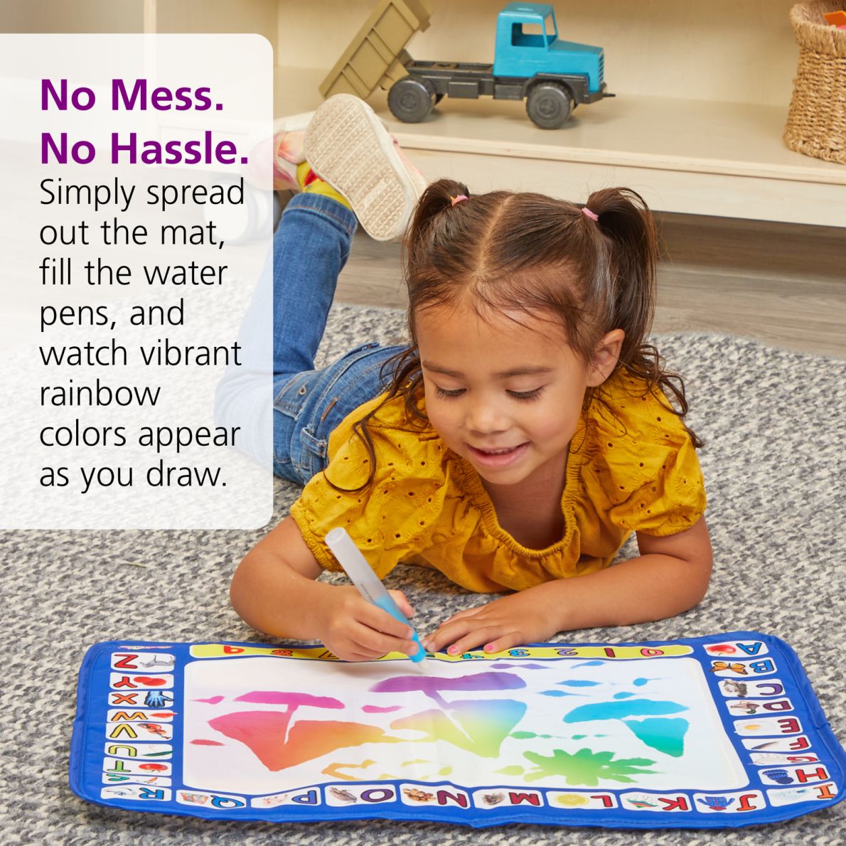Colorations® Water Doodle Mat and 2 Pens