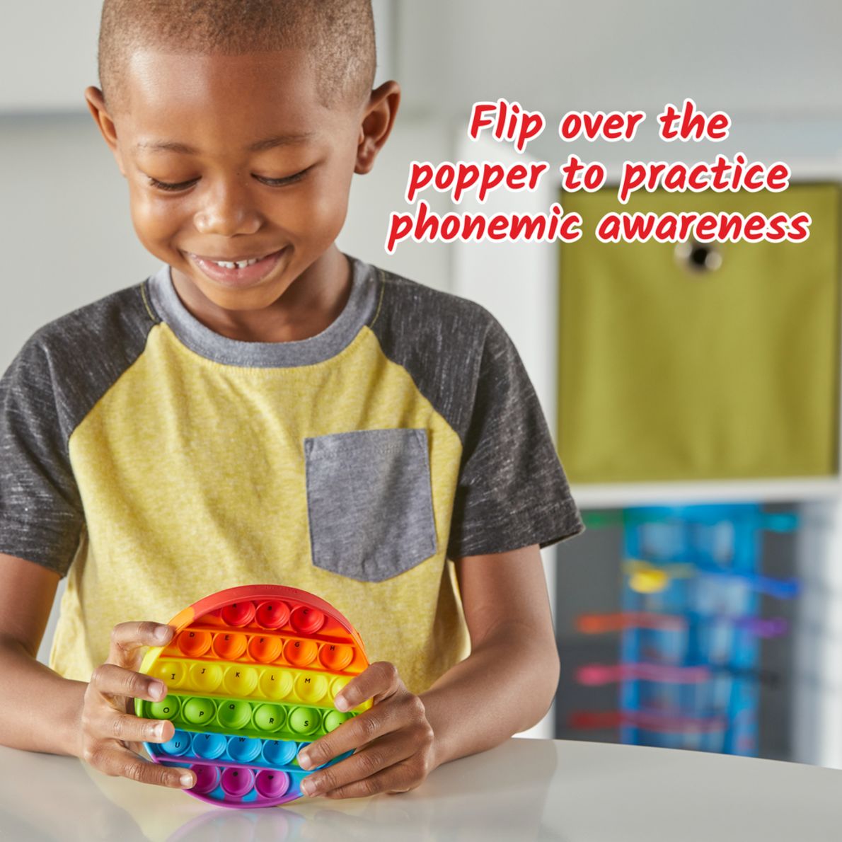 Alphabet Sensory Bubble Poppers - Set of 6