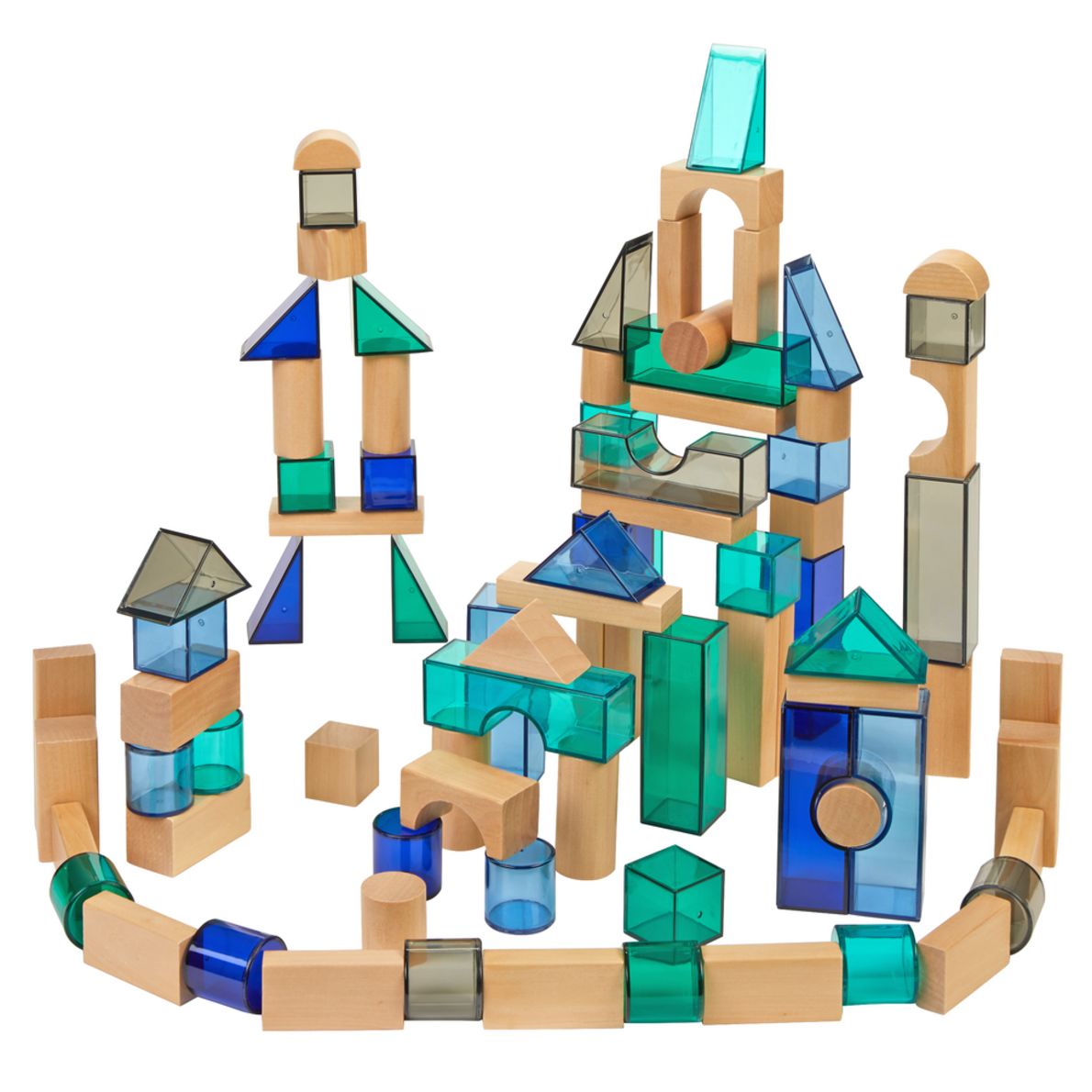 Excellerations® Wood and Calm Blocks - 100 pieces