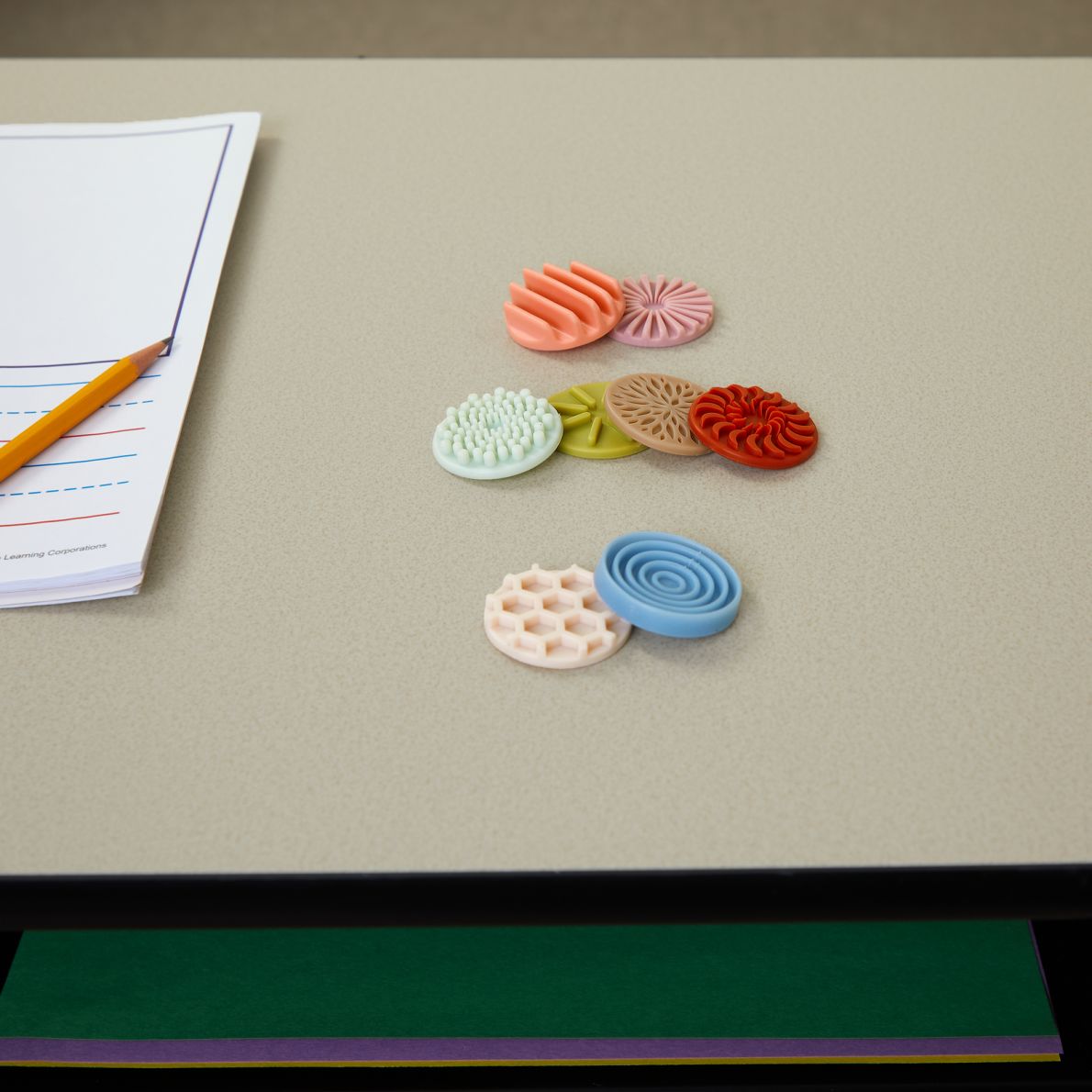 Really Good Stuff® Sensory Fidget Tactile Tokens – Set of 24