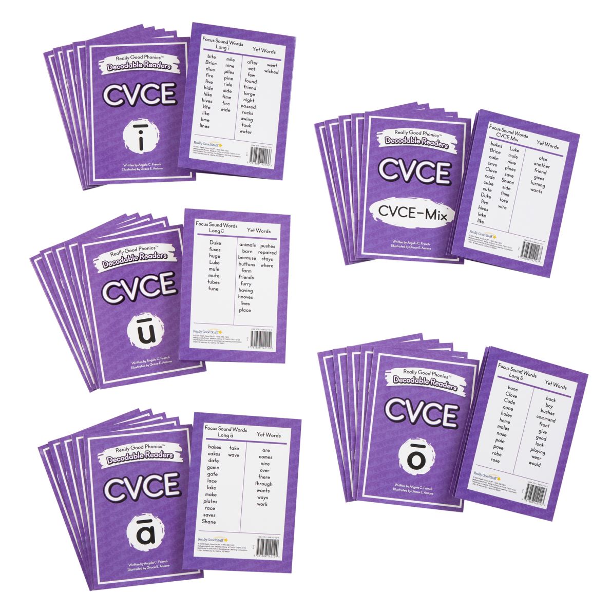 Really Good Phonics™ CVCE and R-Controlled Vowels Decodable Readers ...