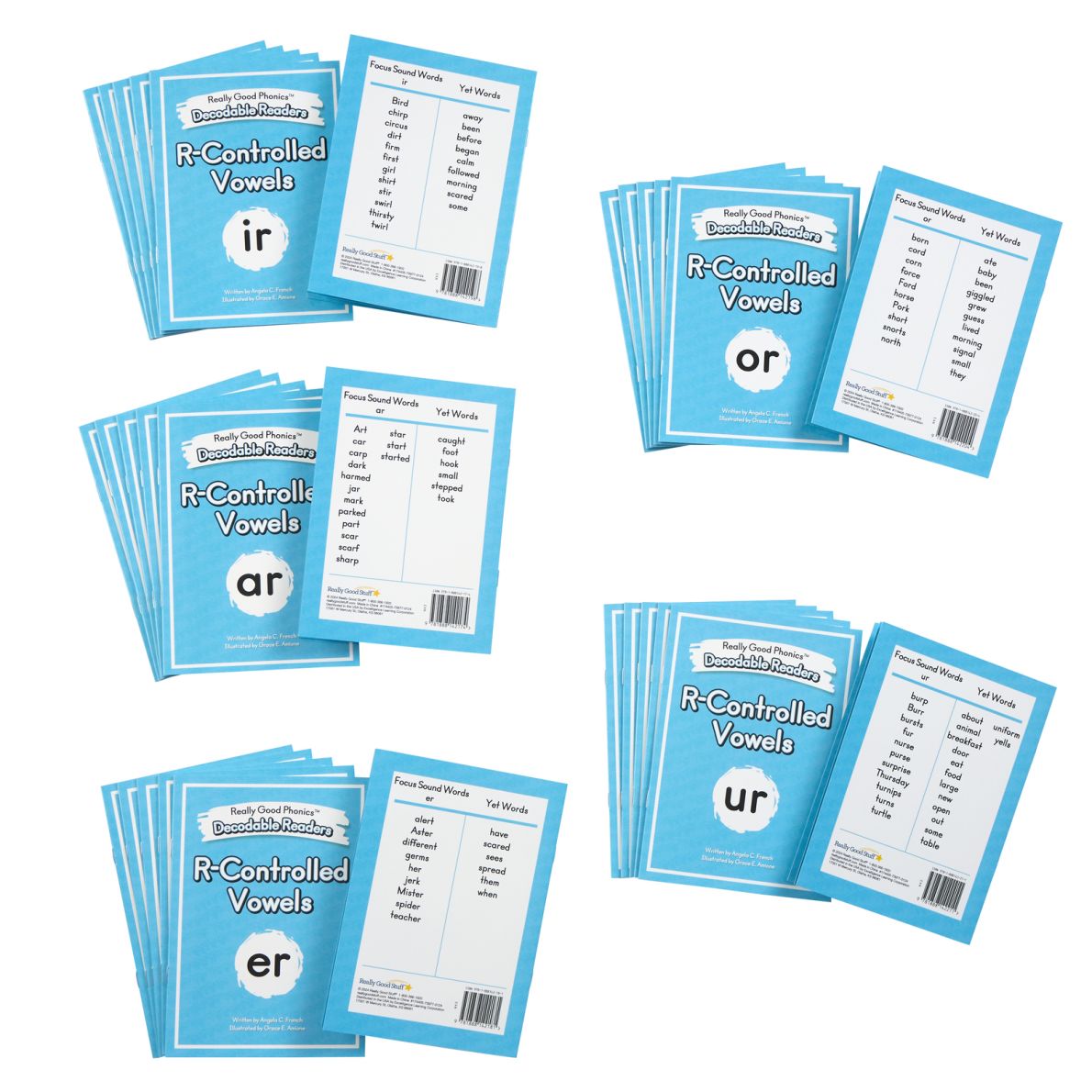 Really Good Phonics™ CVCE and R-Controlled Vowels Decodable Readers ...