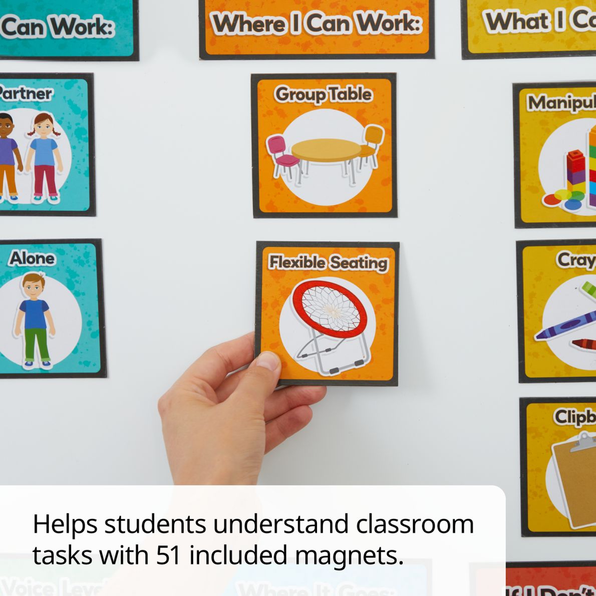 Really Good Stuff® Classroom Management Magnet Sheets