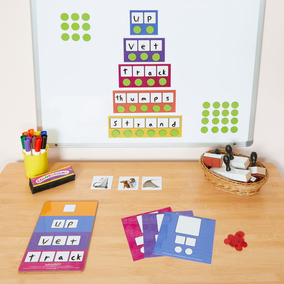 Really Good Phonics™ Sound Box Mats and Chips 6 Student Kit with ...