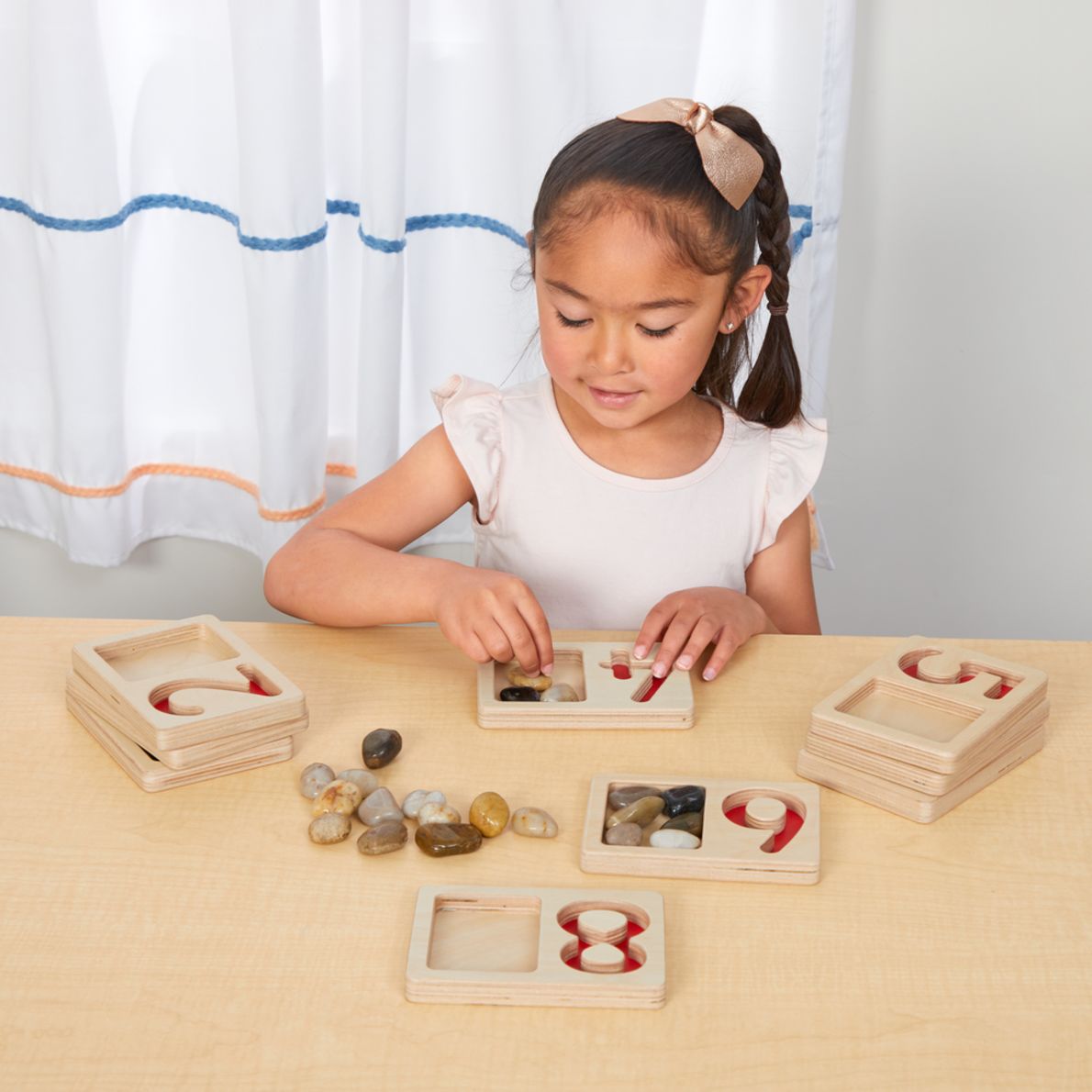 Learn Well® Number Trays 1-9 - 9 pieces
