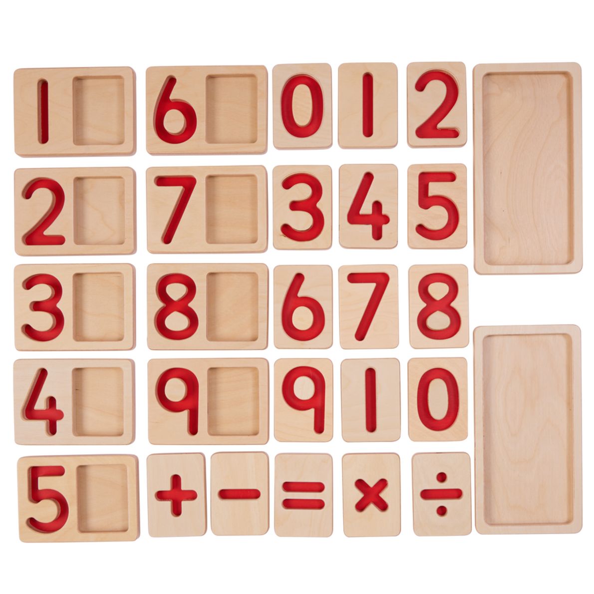 Learn Well® Number Trays and Loose Parts Set - 640 pieces