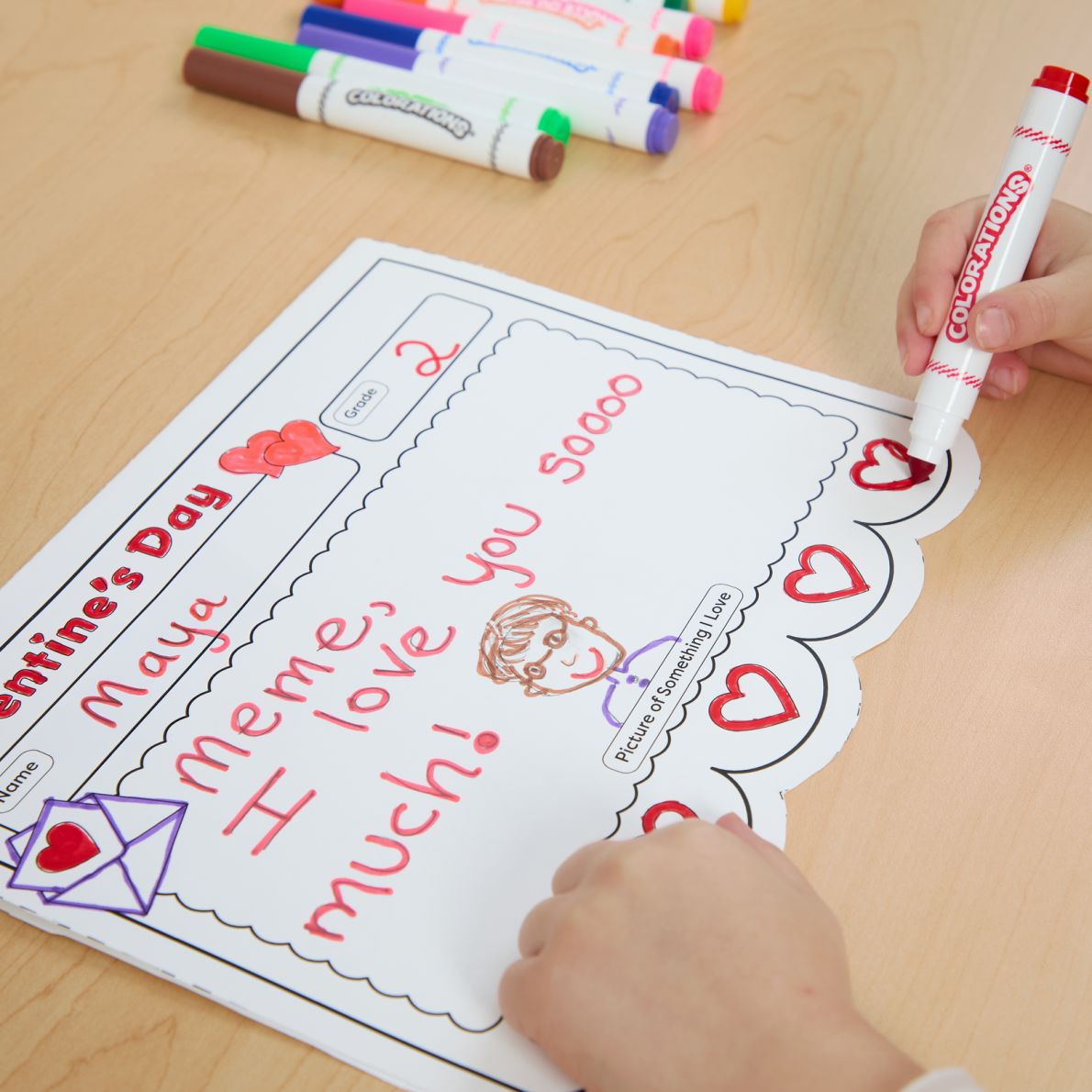 Ready to Decorate® Valentine’s Day Pennant Posters - Set of 24