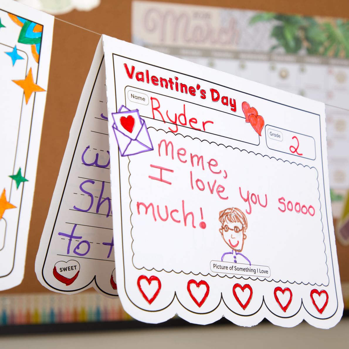 Ready to Decorate® Valentine’s Day Pennant Posters - Set of 24