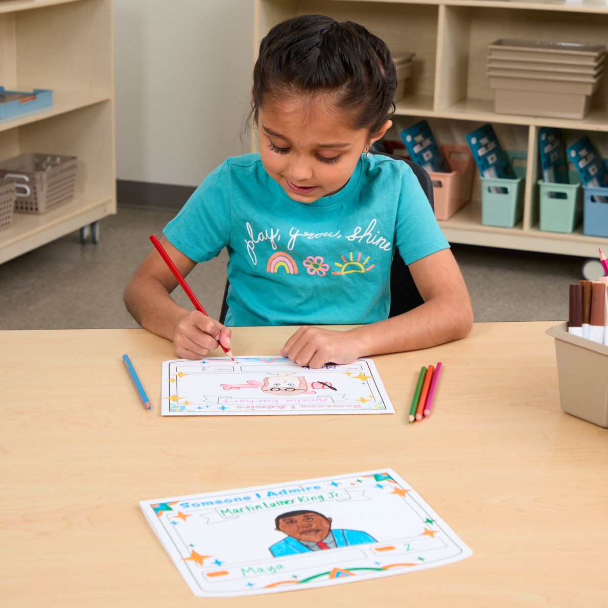 Ready to Decorate® People We Admire Pennant Posters - Set of 24