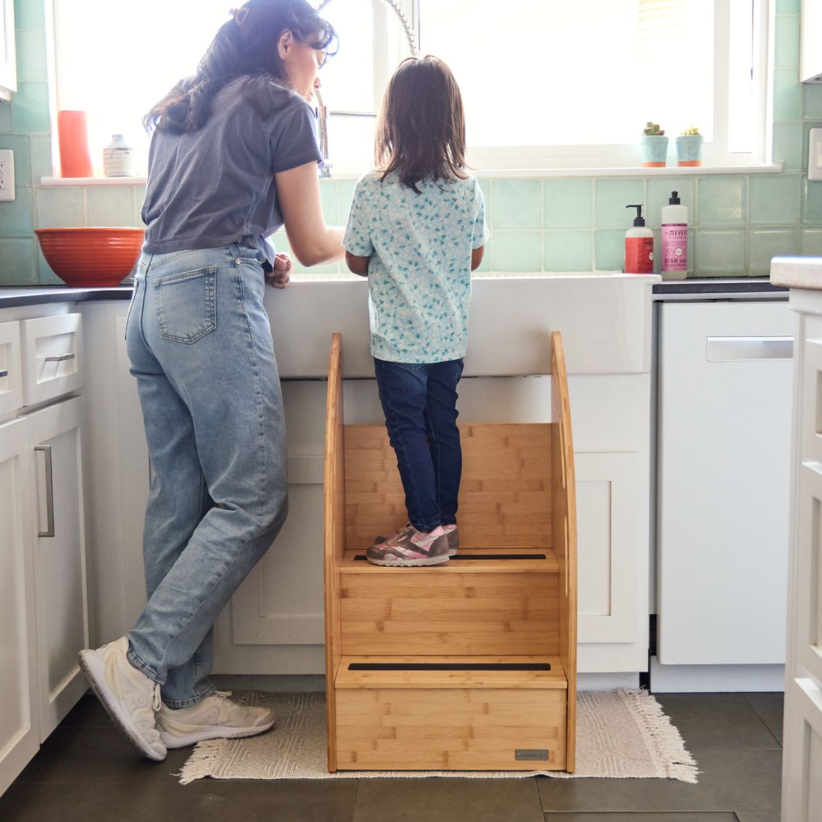 Environments® Milestones™ Bamboo Stepping Stool