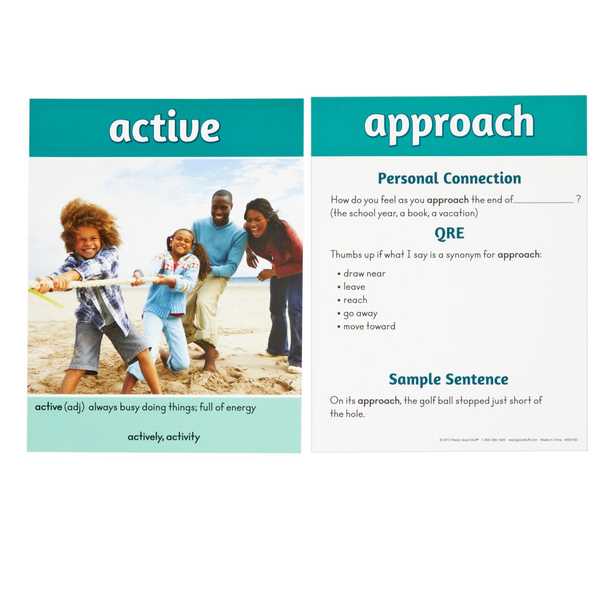 Really Good Stuff® Robust Tier 2 Vocabulary Cards: Level 2 - 35 Photo Cards