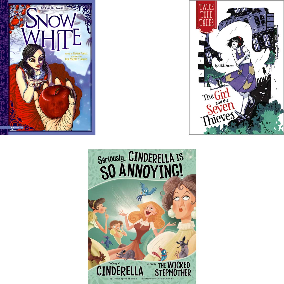 Fairy Tales In Multiple Formats: Snow White And Cinderella 6-Book Set