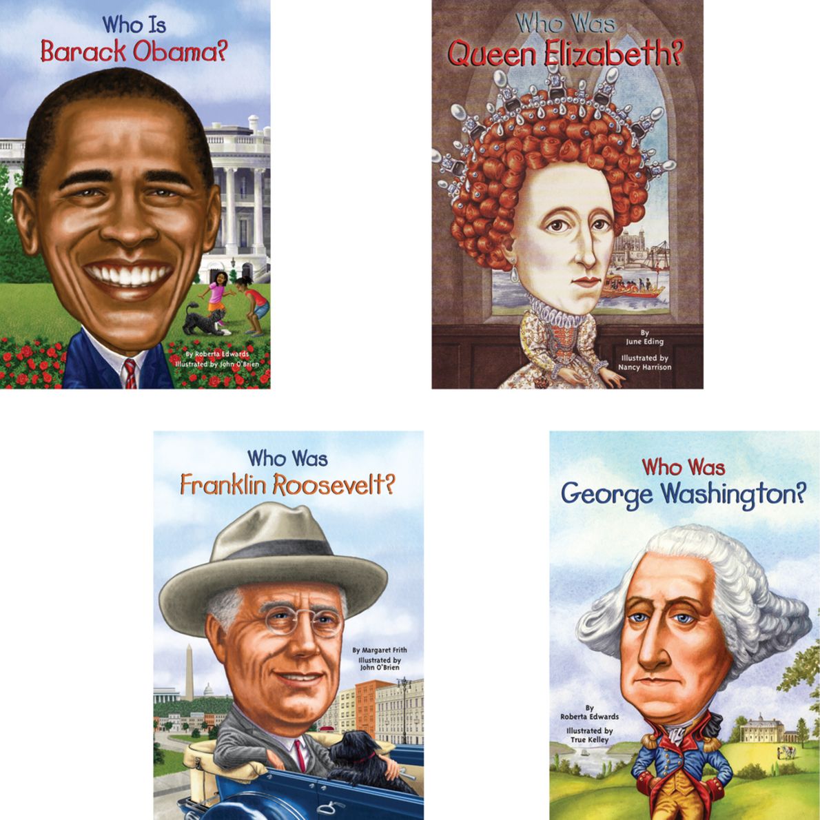 Who Was/Is... Presidents/First Ladies/Famous Leaders - 10-Book Set