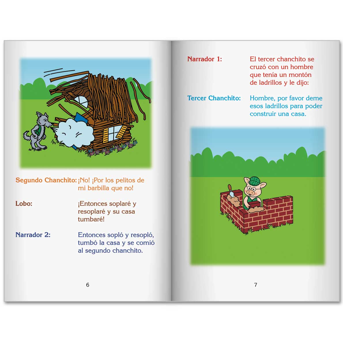 Really Good Spanish Readers' Theater: The Three Little Pigs (Teatro Del ...