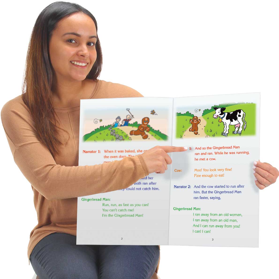 Really Good Readers' Theater - The Gingerbread Man Student And Big Book Set