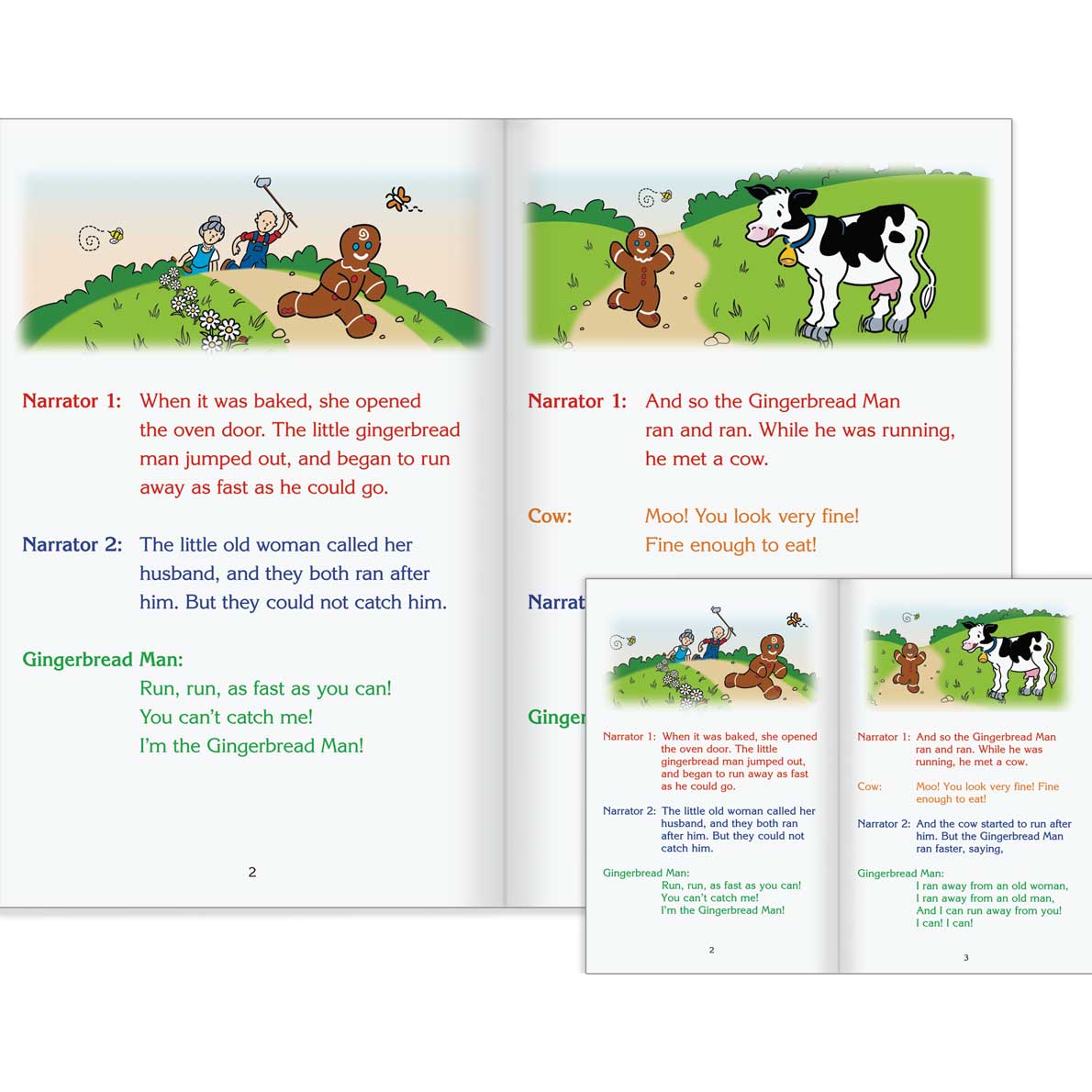 Really Good Readers' Theater - The Gingerbread Man Student And Big Book Set